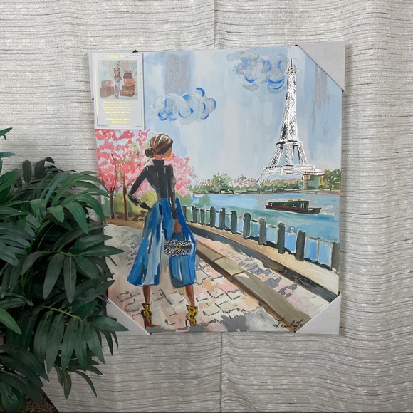 Colleen Karis | Wall Decor | Ckd Colleen Karis Canvas Painting Girl In ...